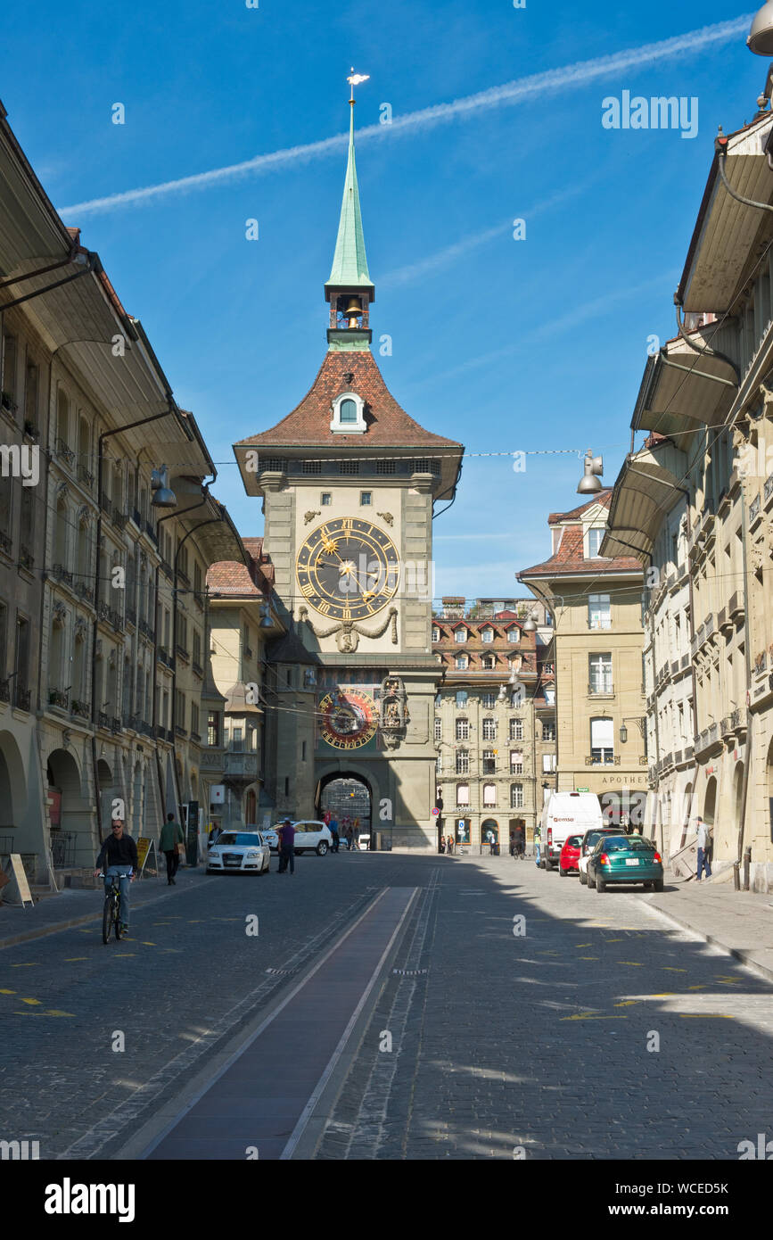 Zytglogge, mechanical clock and tower. Bern, Switzerland Stock Photo ...