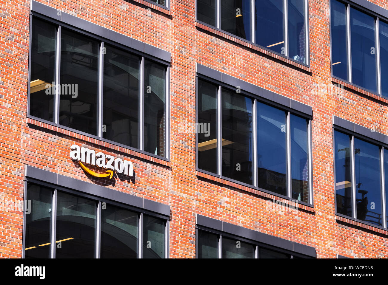 August 21, 2019 San Francisco / CA / USA - Amazon headquarters located ...