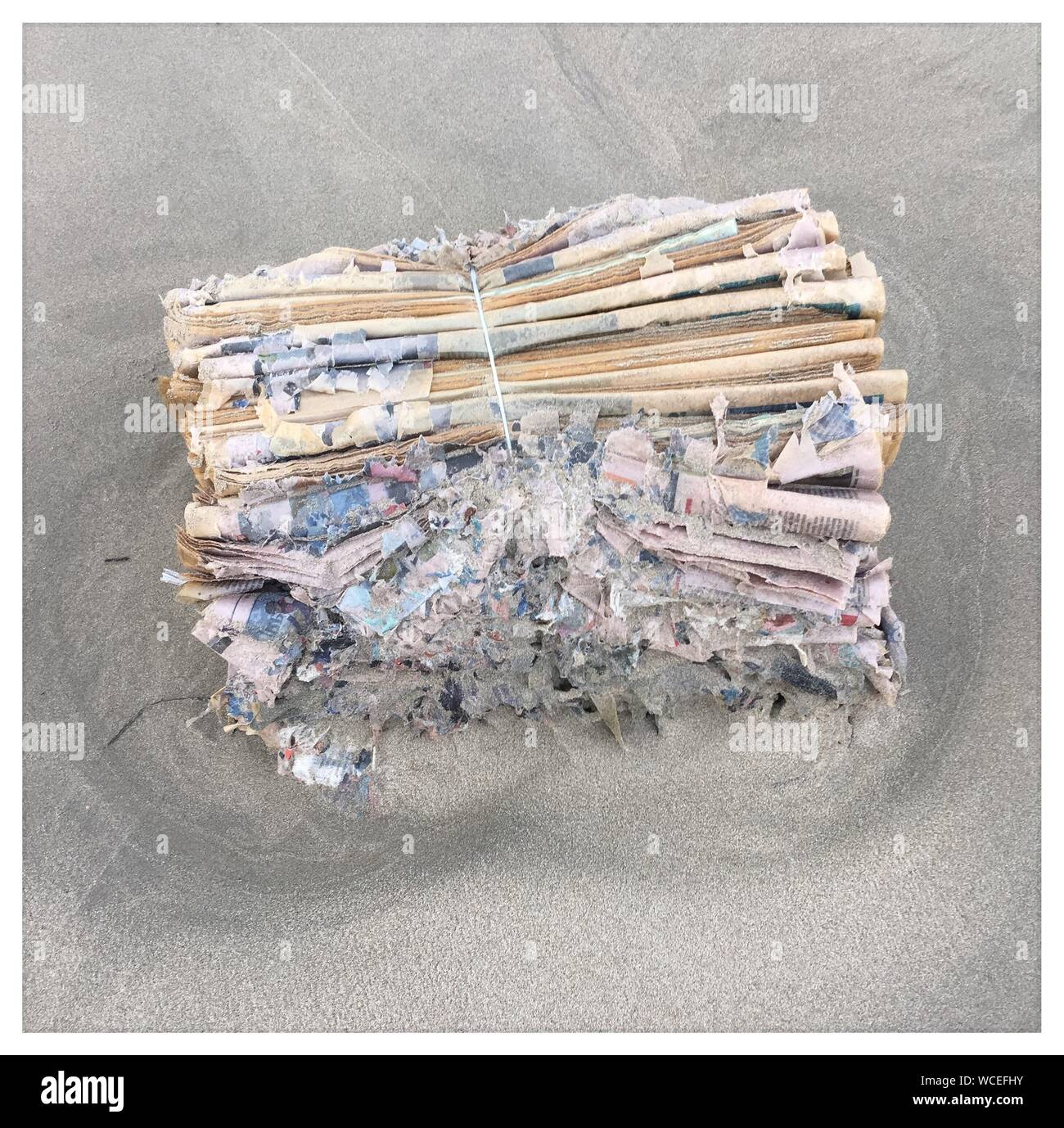 Stack of newspaper Cut Out Stock Images & Pictures - Alamy