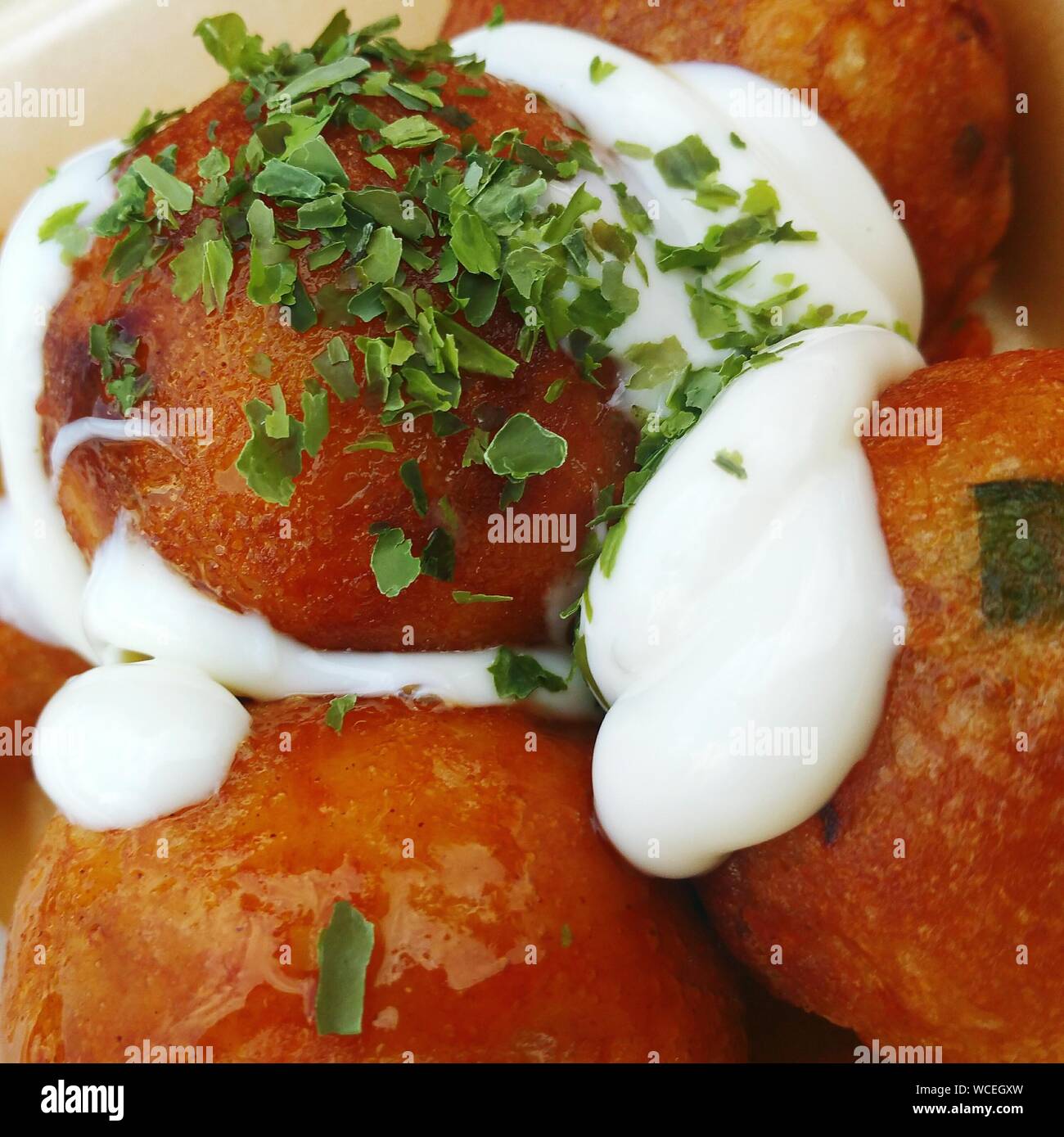 Octopus fritters hi-res stock photography and images - Alamy