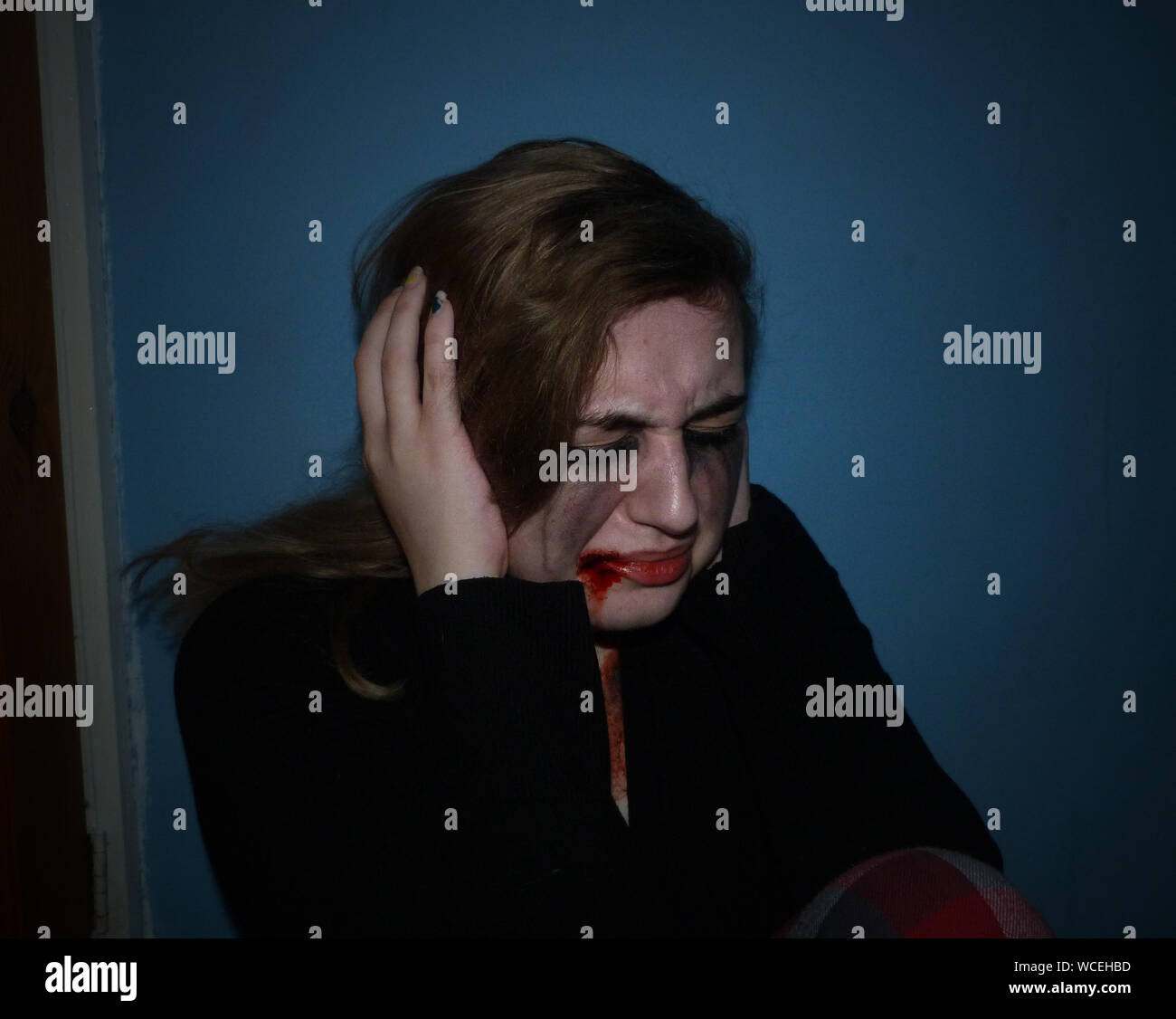 Woman Crying Blood High Resolution Stock Photography and Images - Alamy