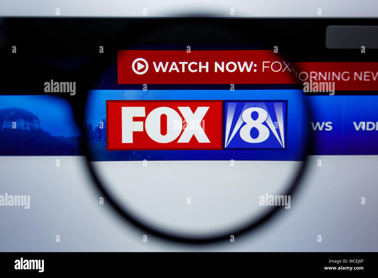 Fox 8 logo hi-res stock photography and images - Alamy