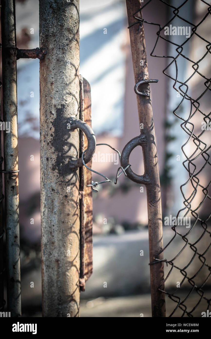 Broken damaged metallic hi-res stock photography and images - Alamy