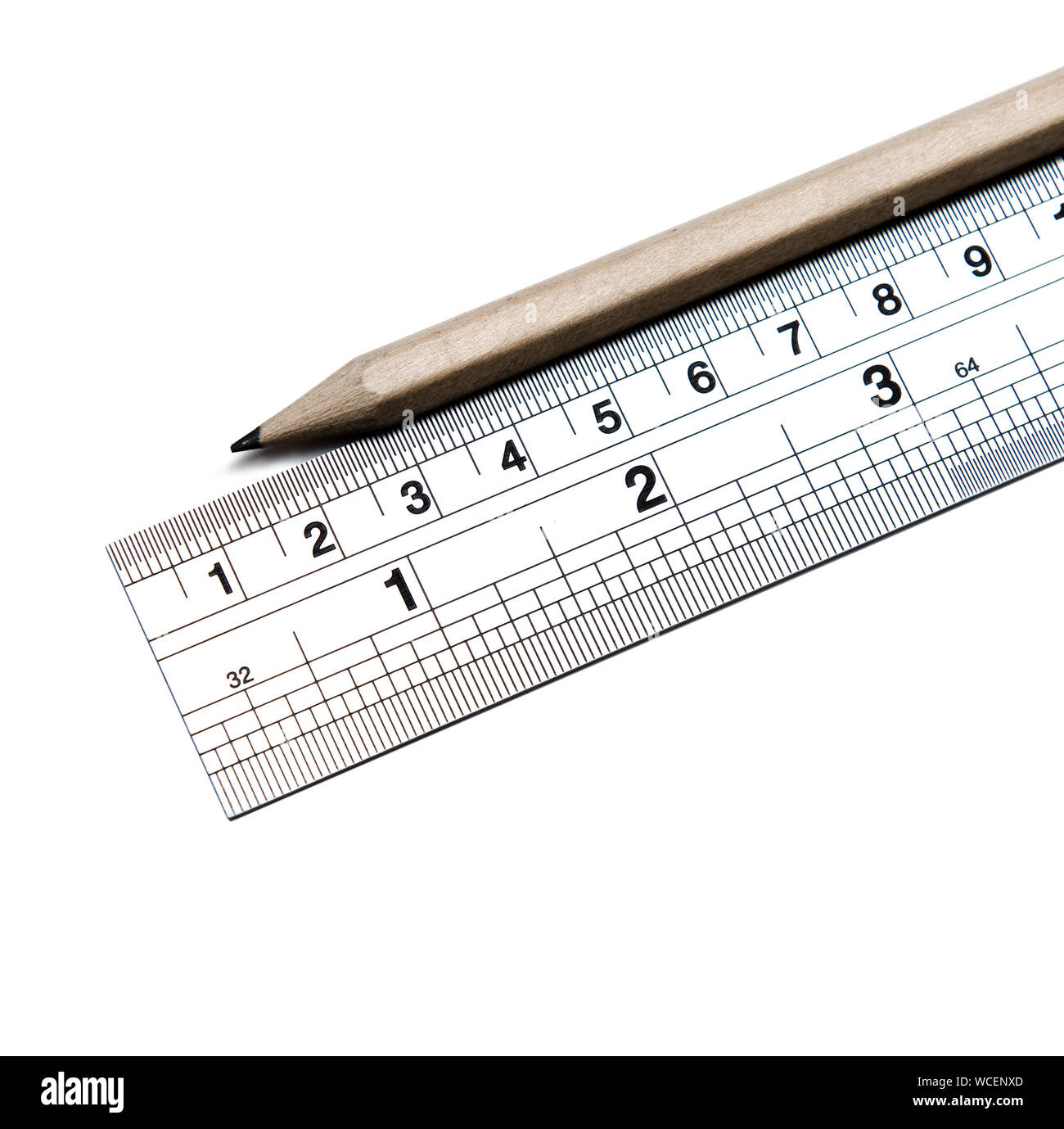 Metallic ruler Cut Out Stock Images & Pictures - Alamy