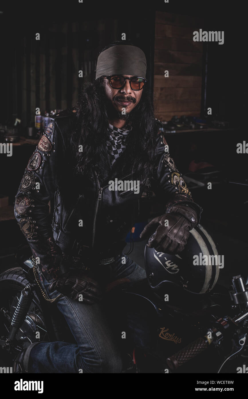 Fashion Of Motorcyclist High Resolution Stock Photography and Images ...