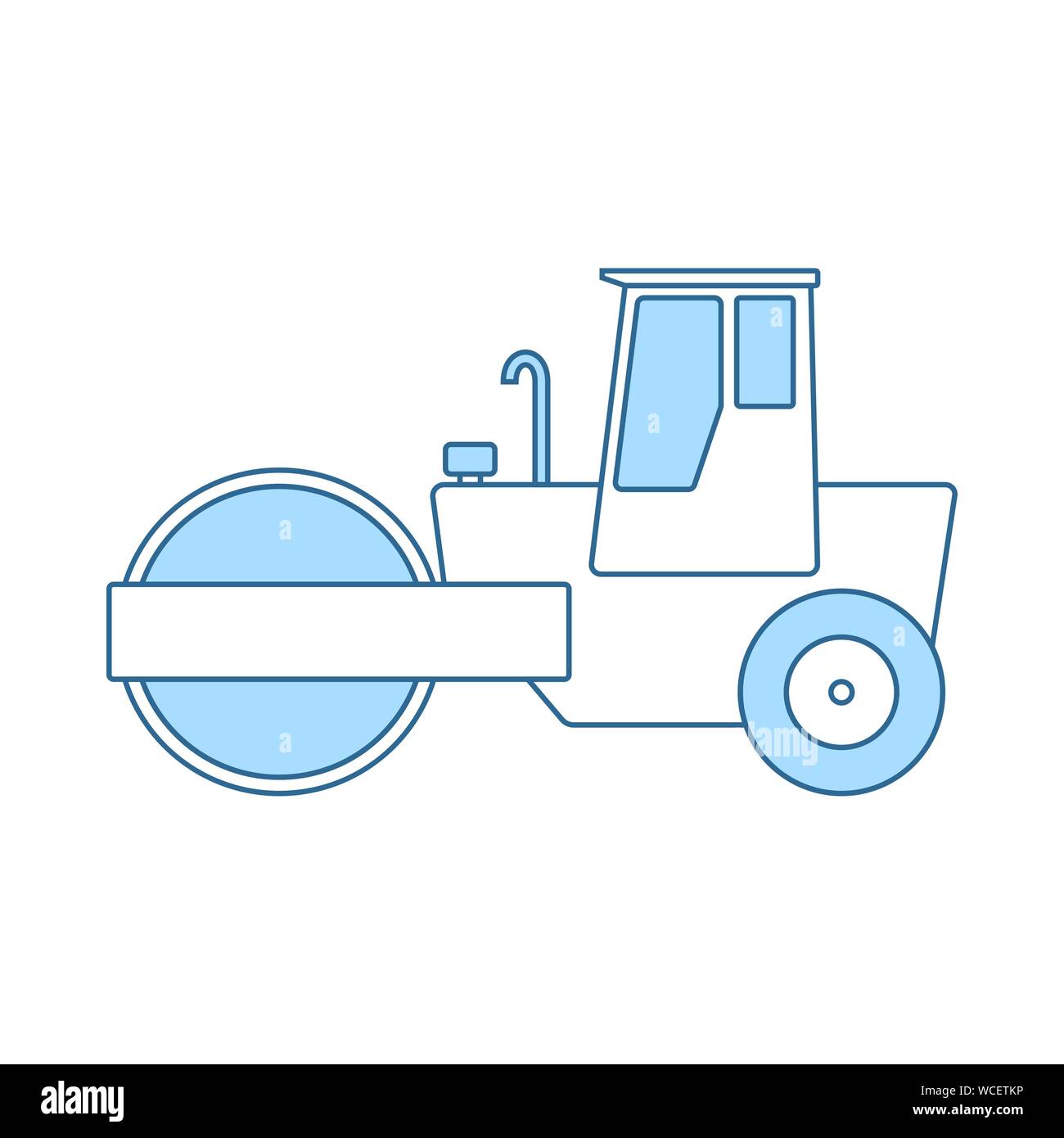 Asphalting machine Stock Vector Images - Alamy