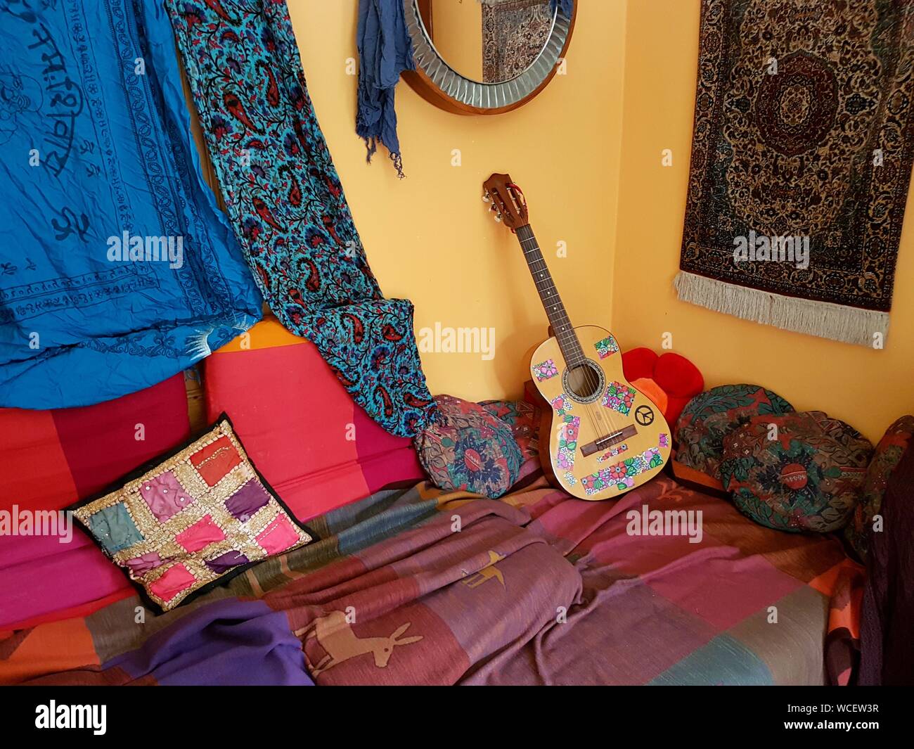 Guitar On Bed At Home Stock Photo Alamy guitar-on-bed-at-home-stock-photo-alamy