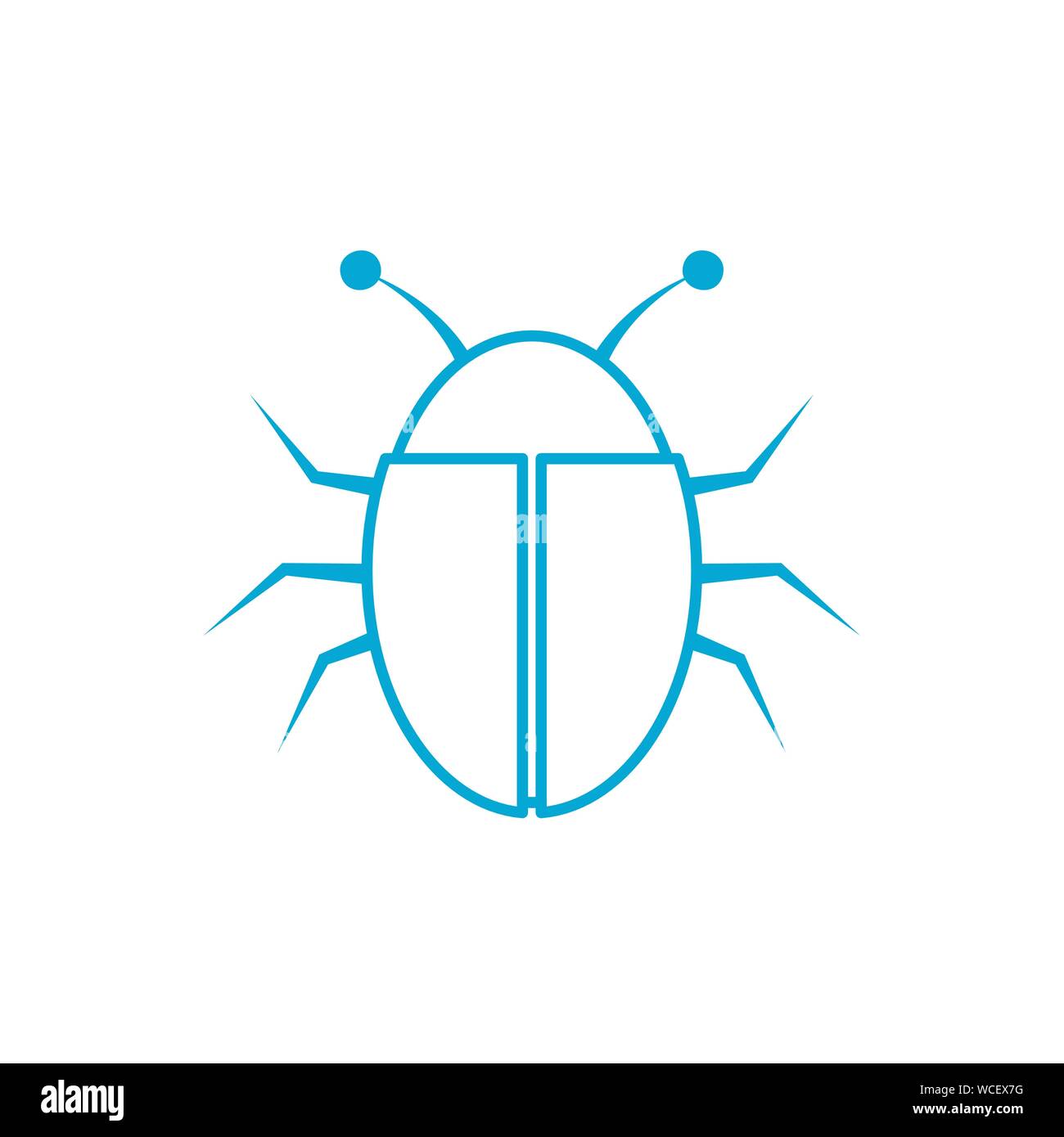 Isolated bug vector design Stock Vector Image & Art - Alamy