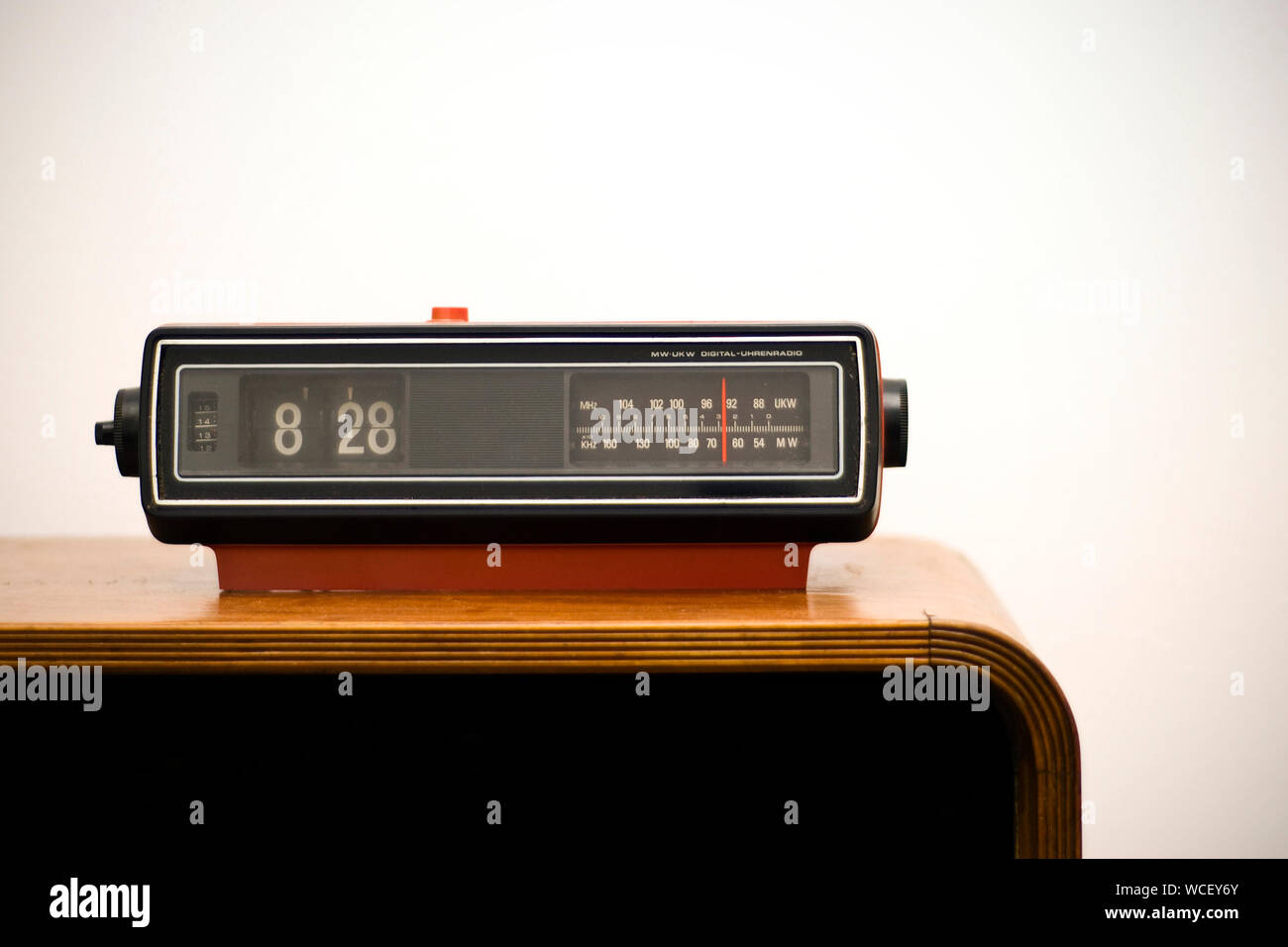 Retro Radio Clock High Resolution Stock Photography and Images - Alamy