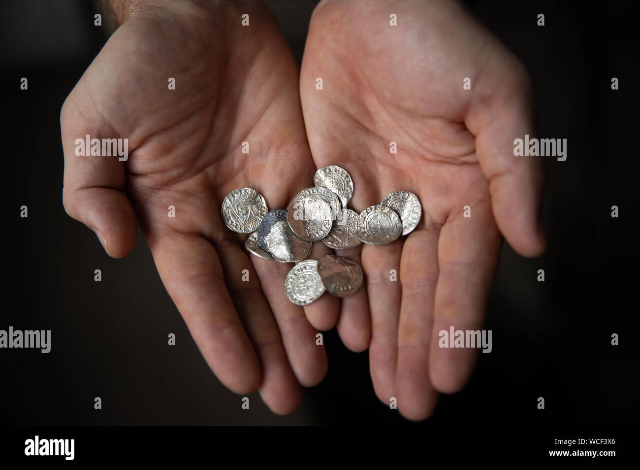 Hoard coins hi-res stock photography and images - Alamy