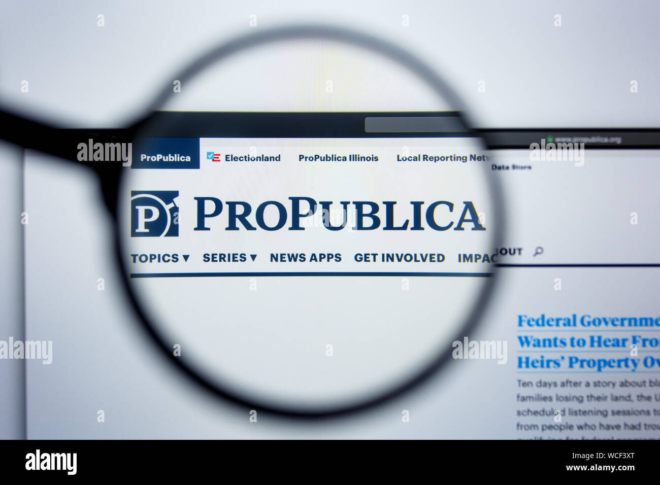 Propublica website hi-res stock photography and images - Alamy
