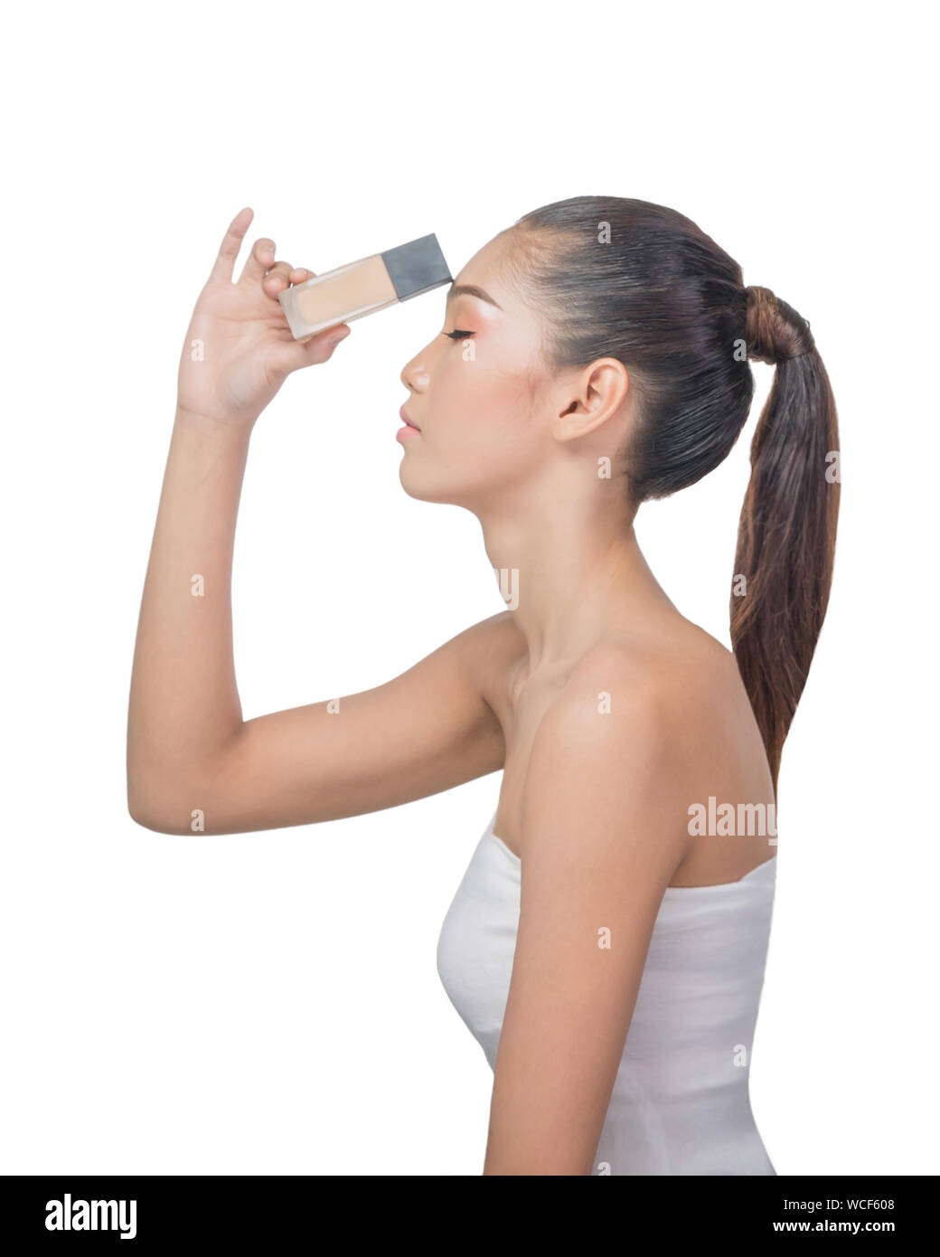 Person Ponytail Profile Studio High Resolution Stock Photography and ...