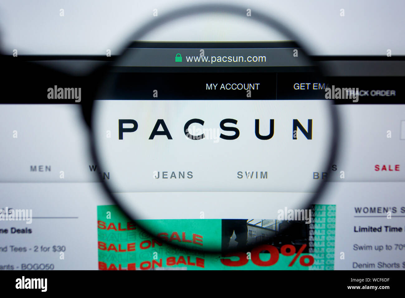 Los Angeles, California, USA - 29 Jule 2019: Illustrative Editorial of ...