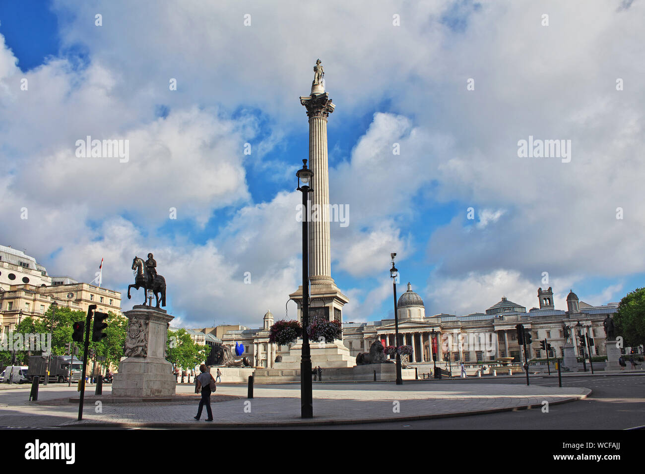 Trafalgar Square View Panoramic High Resolution Stock Photography and ...
