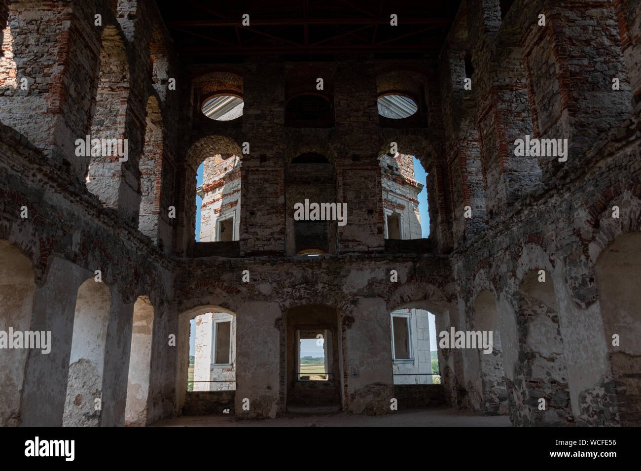 Big room in a castle Stock Photo - Alamy