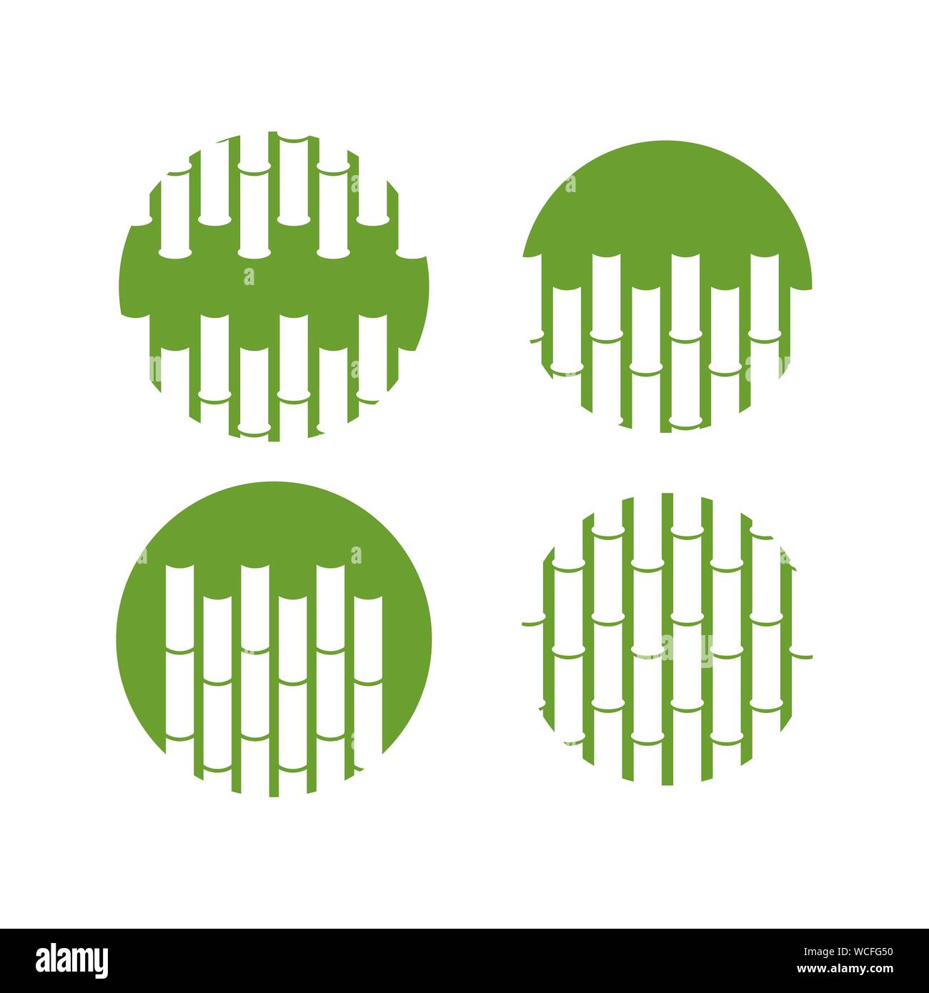 Bamboo graphic design template vector isolated illustration Stock ...