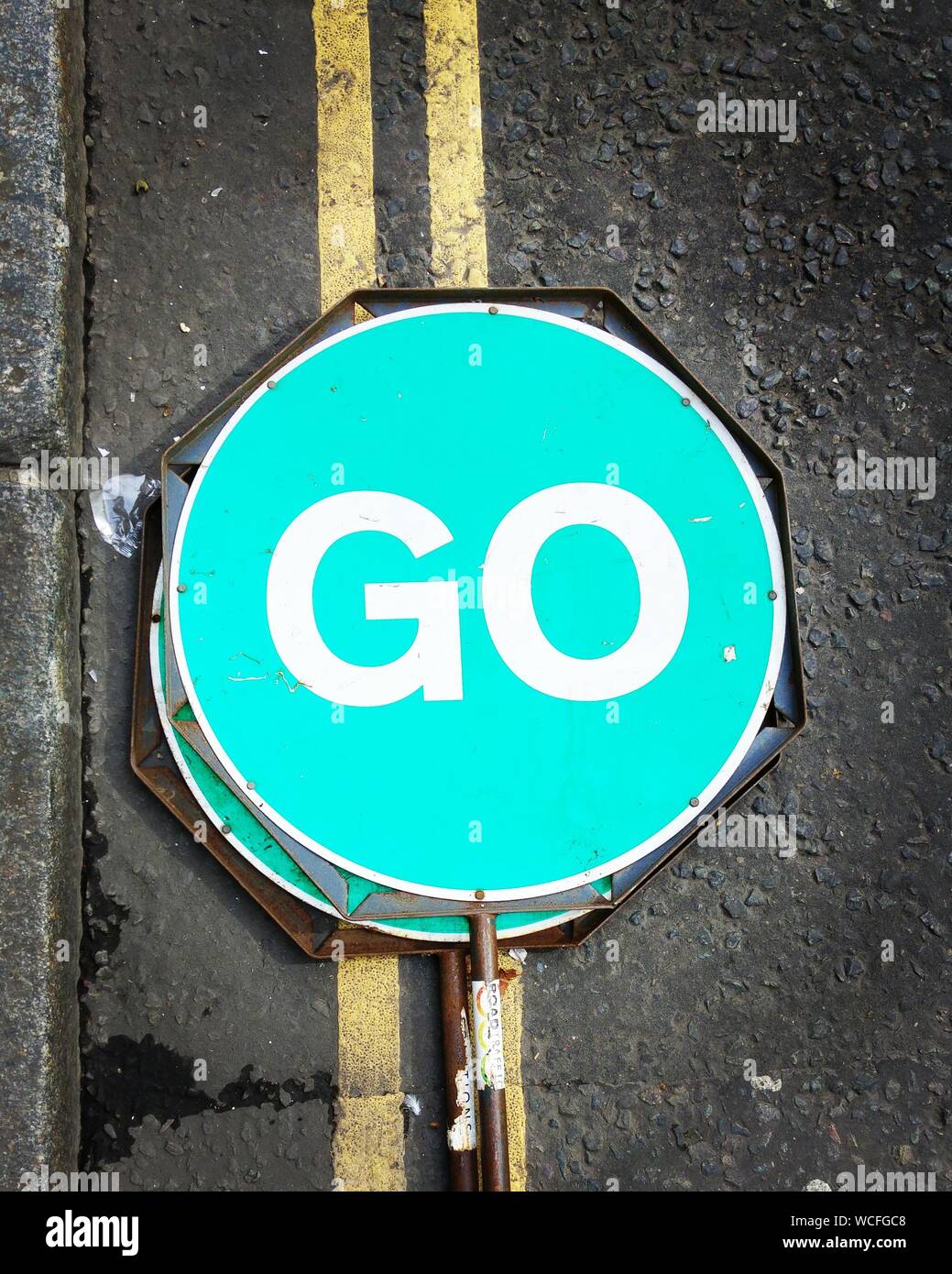 Go road sign hi-res stock photography and images - Alamy