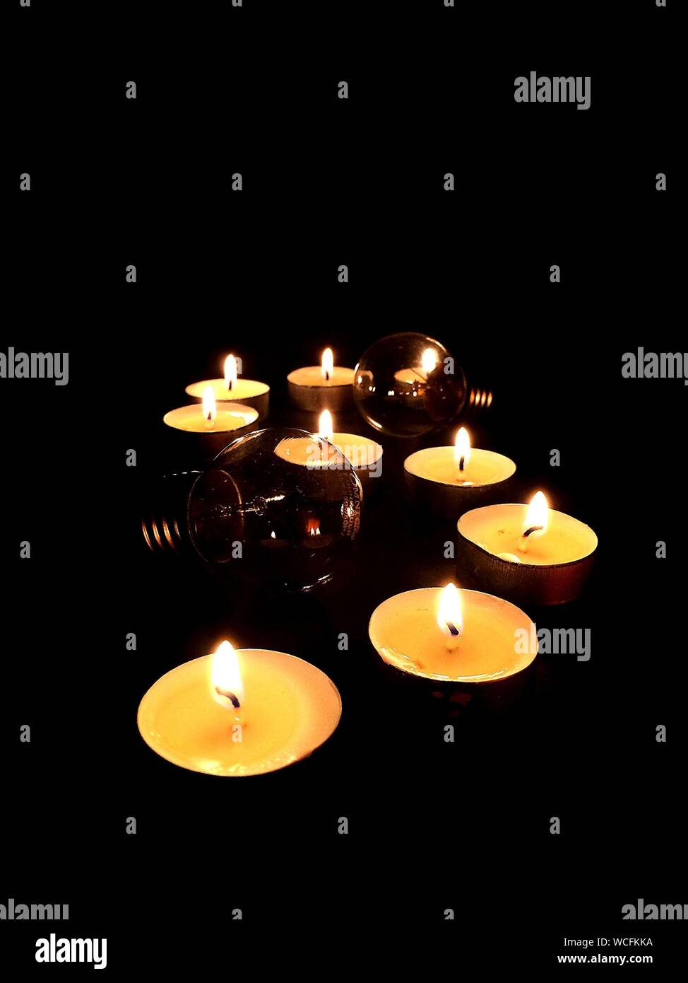 Light bulb candles hi-res stock photography and images - Alamy