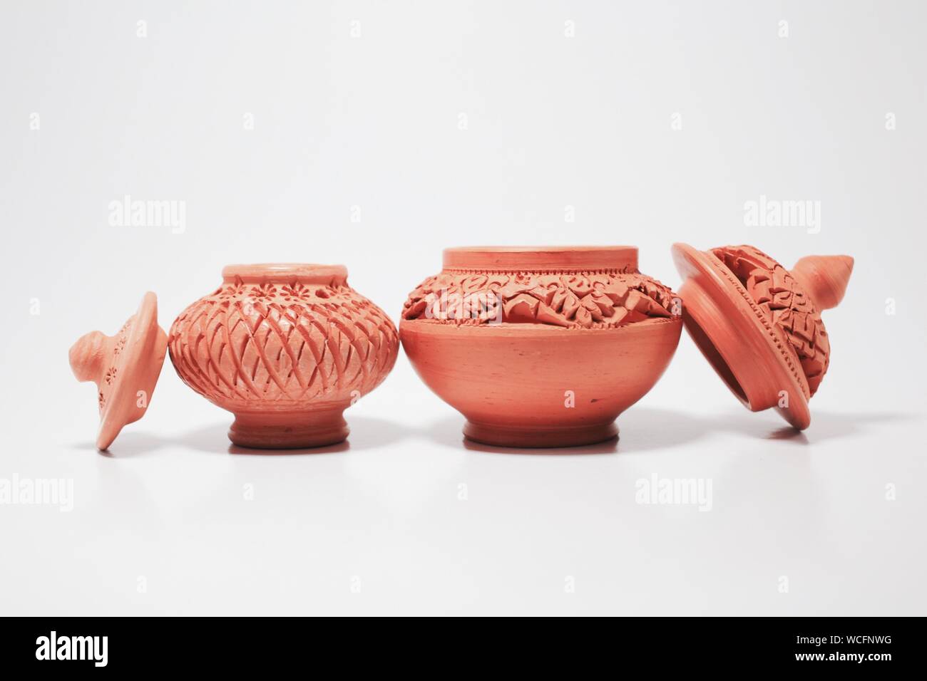 Earthenware white background hi-res stock photography and images - Alamy