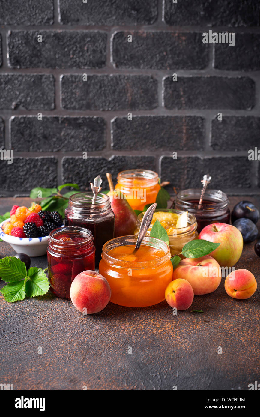 Still life raspberry jam in hi-res stock photography and images - Alamy