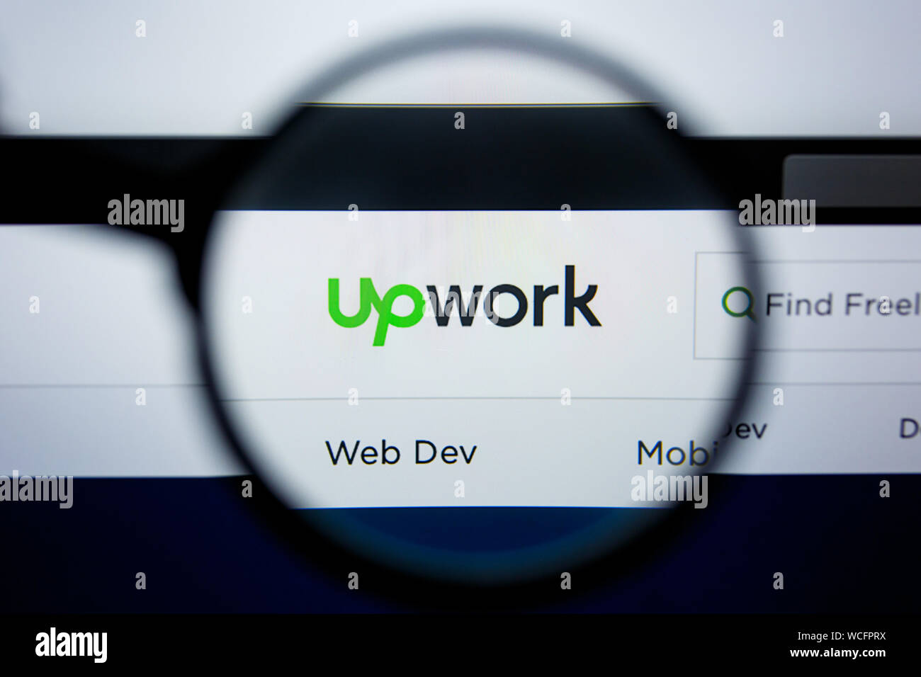 Upwork logo hi-res stock photography and images - Alamy