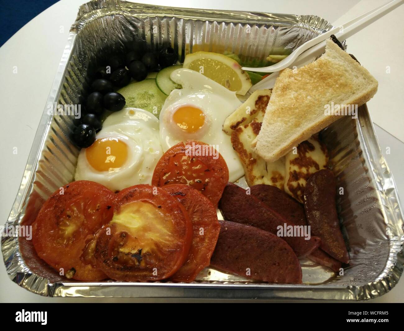 Plastic cutlery food container hi-res stock photography and images - Alamy