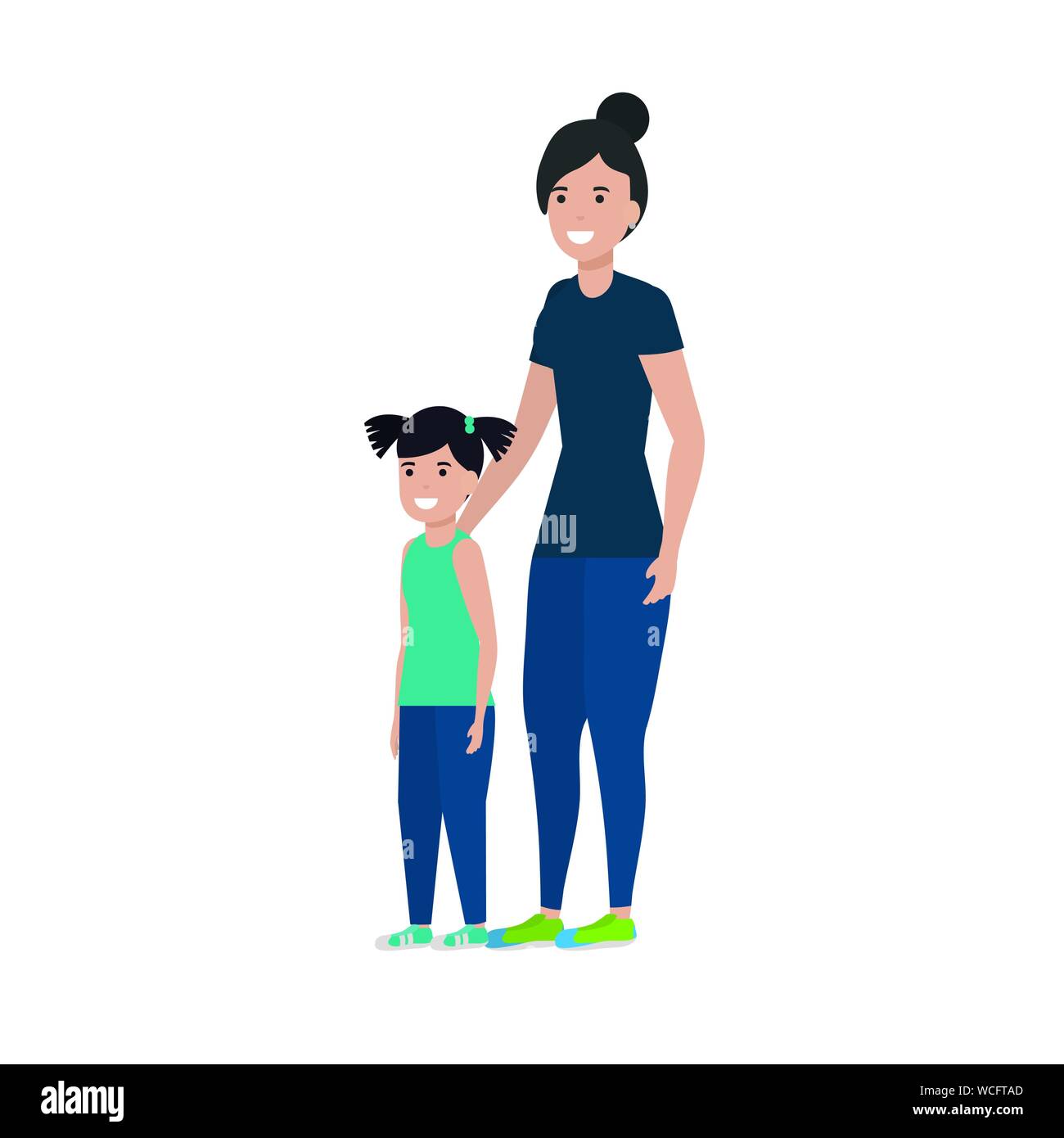 Isolated family members vector design Stock Vector Image & Art - Alamy