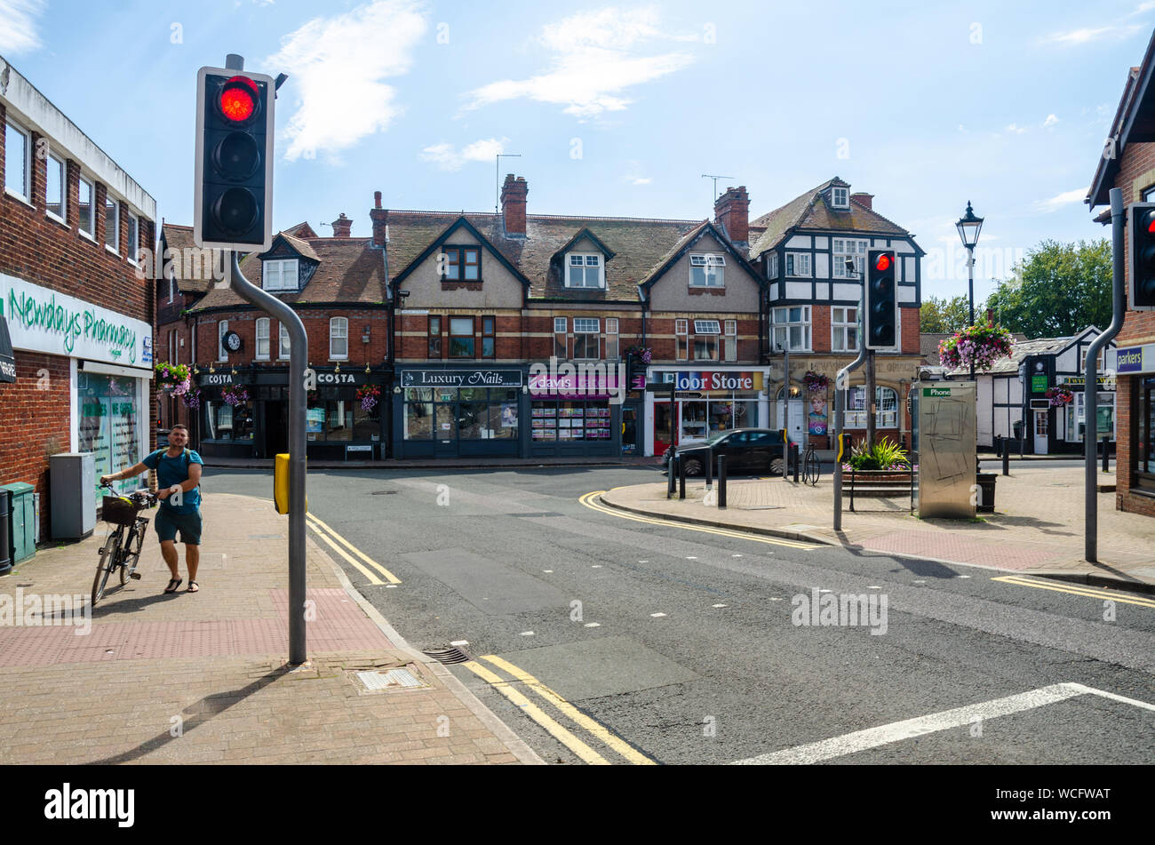 Shops in the centre of the village of Twyford in Berkshire, UK Stock ...