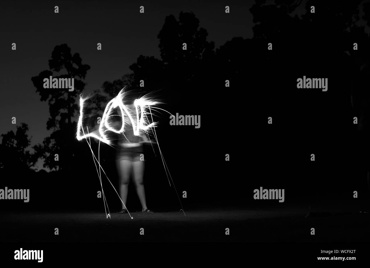 Night writing hi-res stock photography and images - Alamy