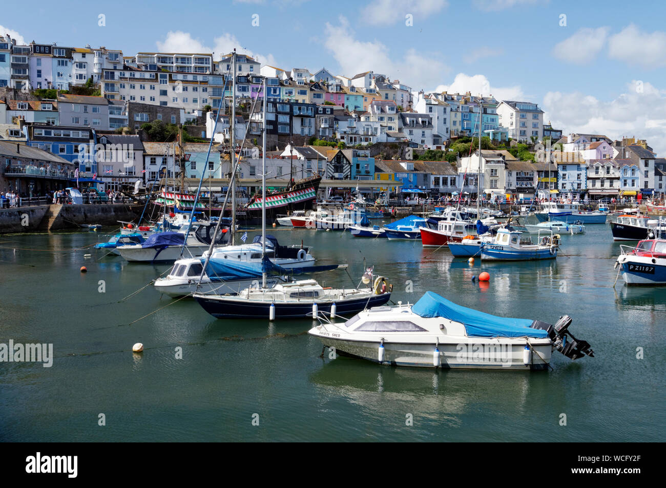 Brixham harbour and boats hi-res stock photography and images - Alamy