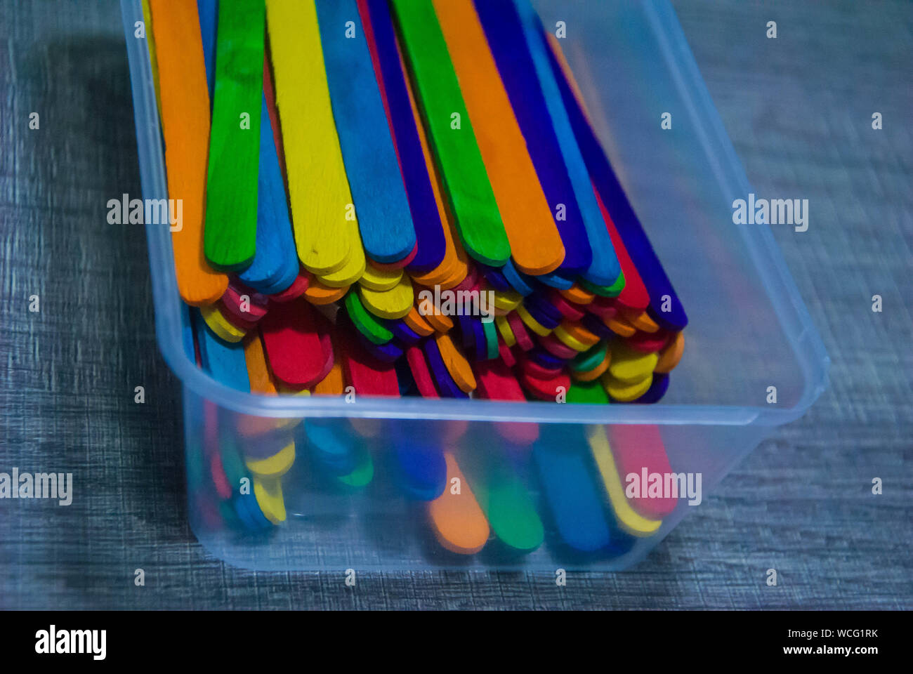Popsicle stick container hi-res stock photography and images - Alamy