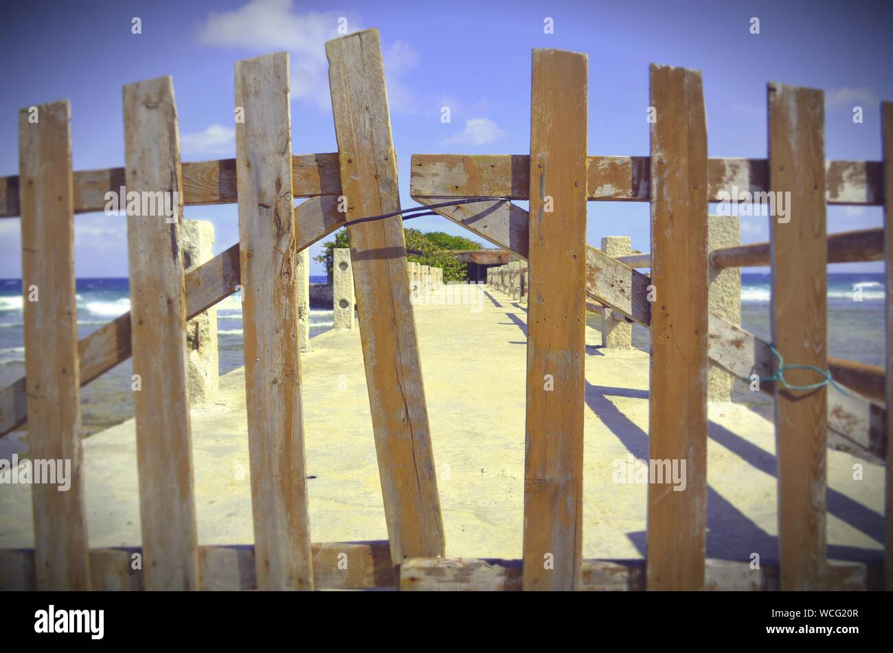 Closed gate on beach hi-res stock photography and images - Alamy