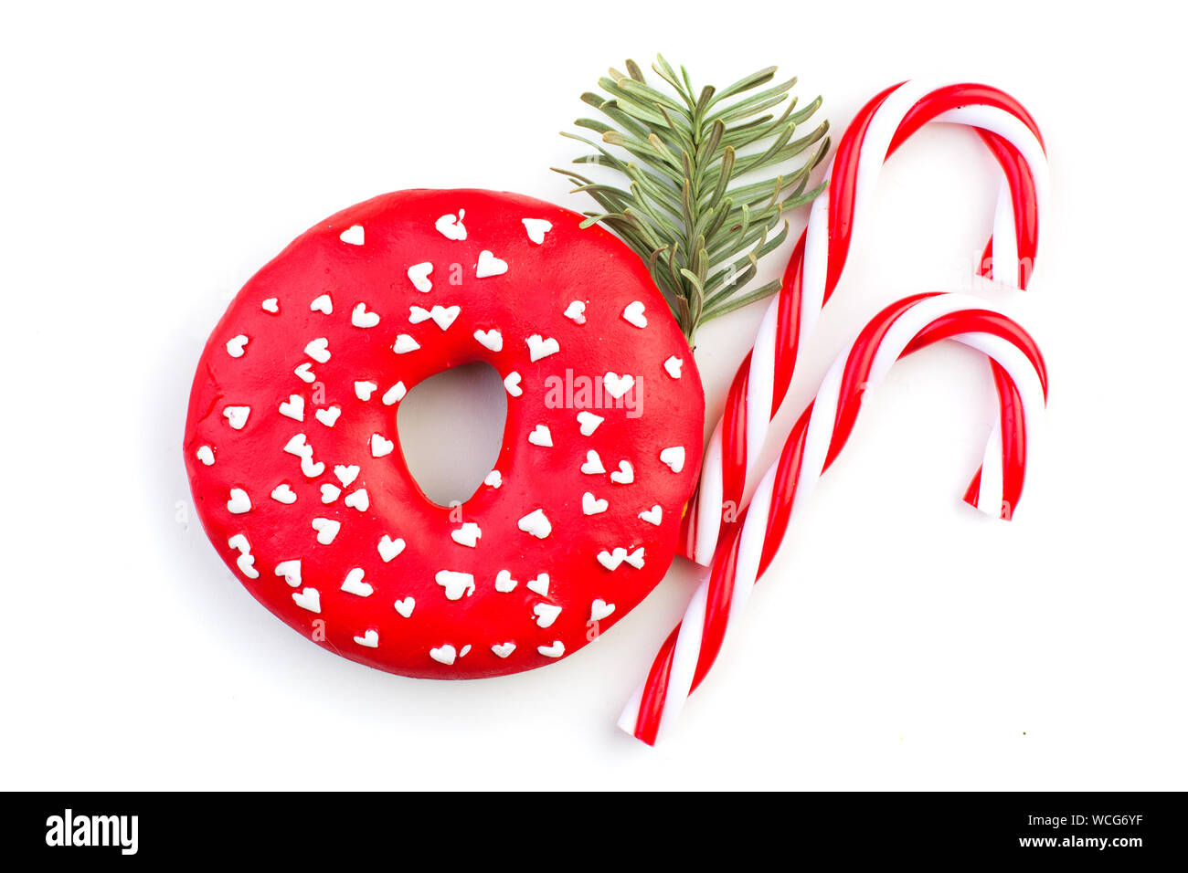 Christmas flatlay composition decorations Cut Out Stock Images ...