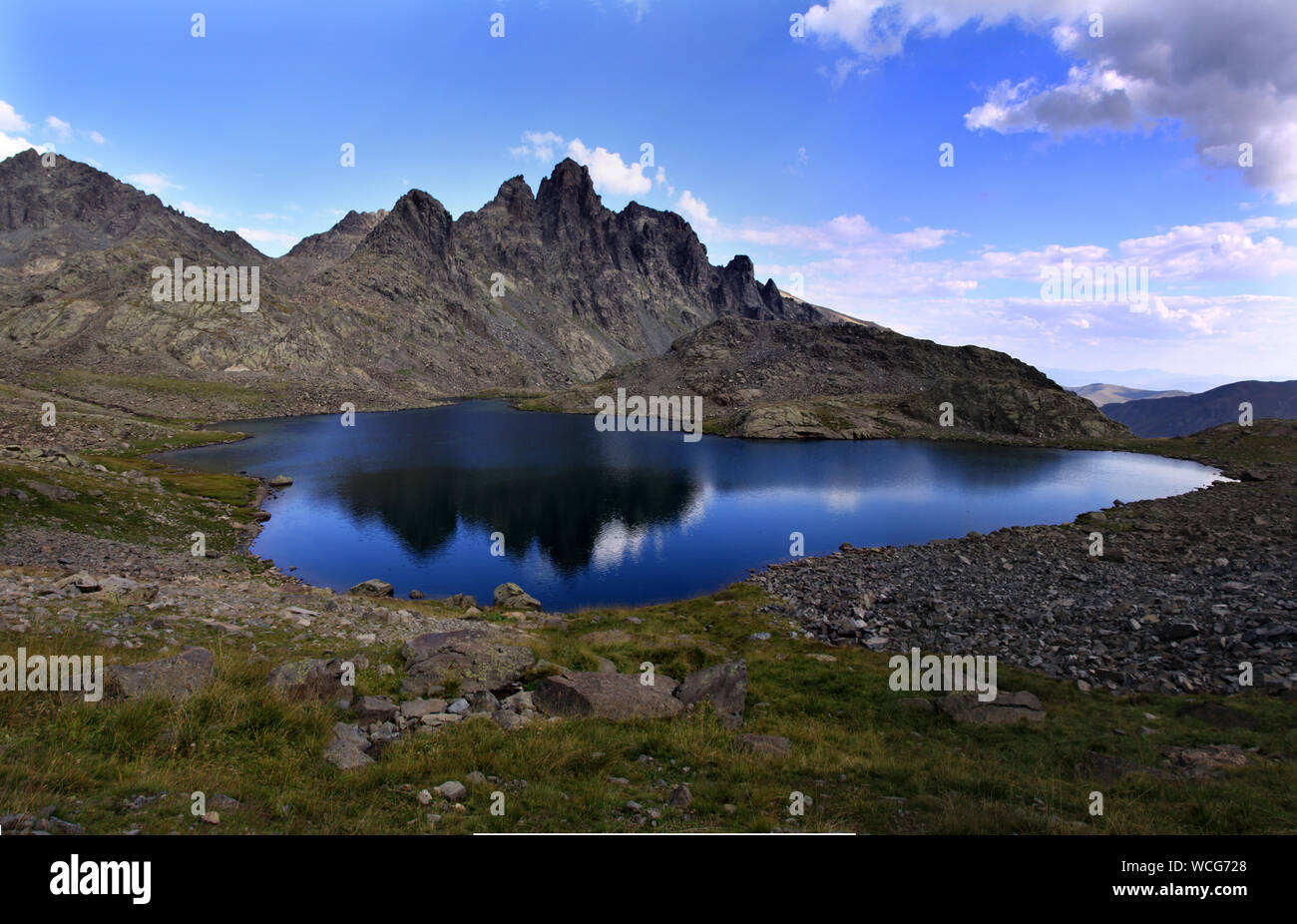 glacial lakes in the eastern Black Sea region in turkey form beautiful ...