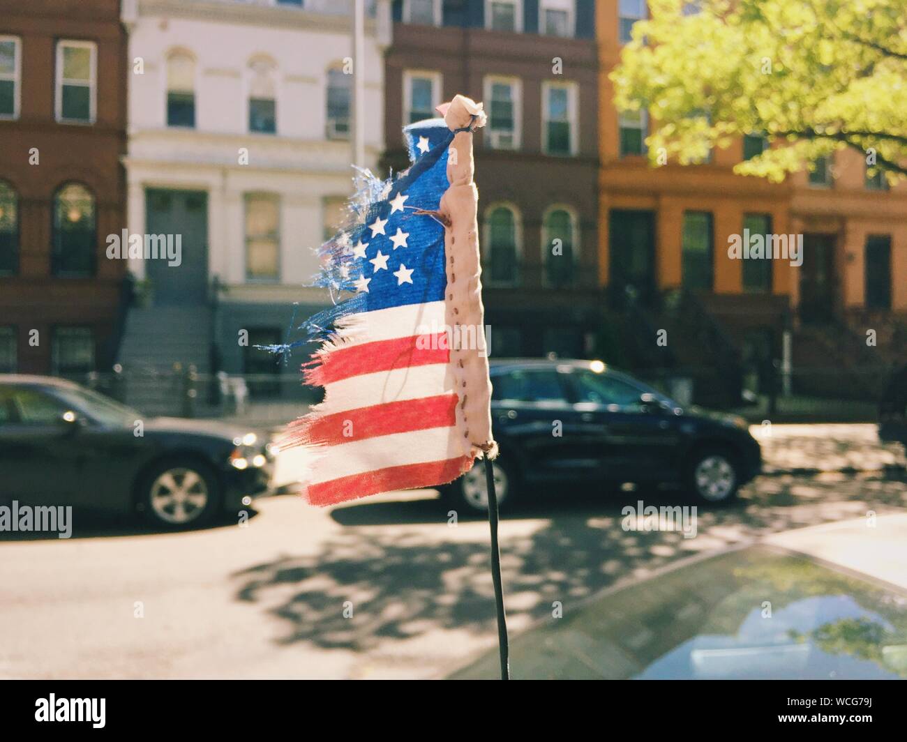 Torn american flag hi-res stock photography and images - Alamy