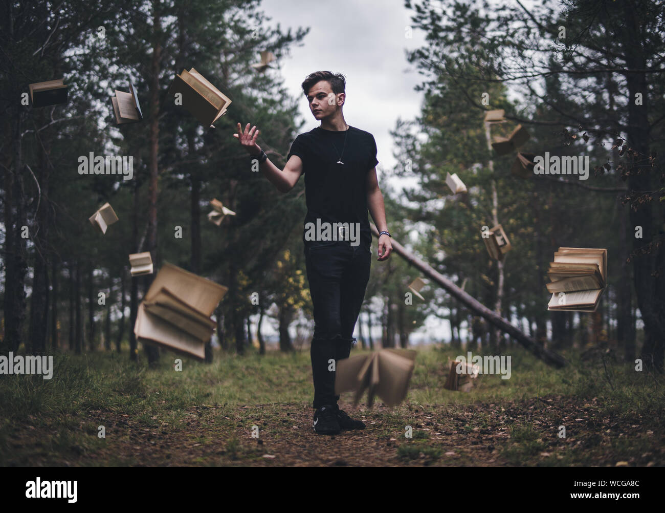 Throwing books hi-res stock photography and images - Alamy