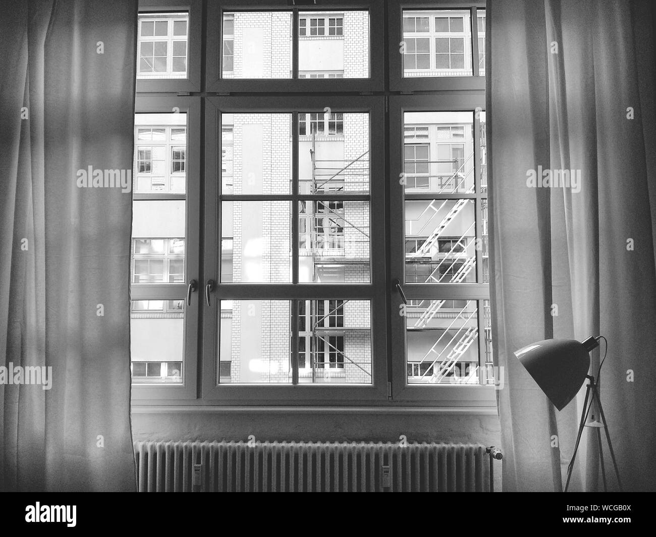 Fire curtain Black and White Stock Photos & Images - Alamy