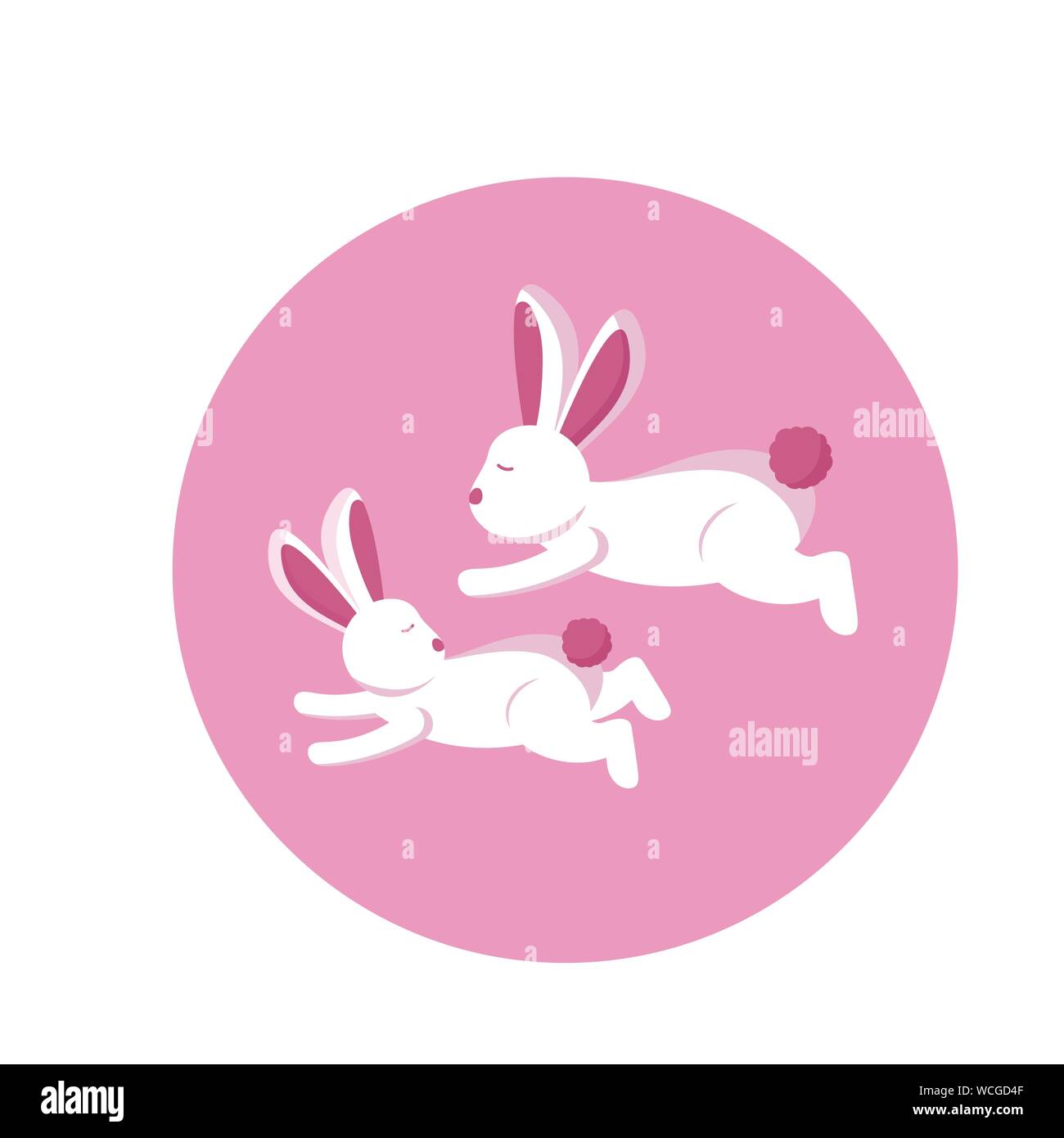 Isolated rabbits cartoon vector design Stock Vector Image & Art - Alamy