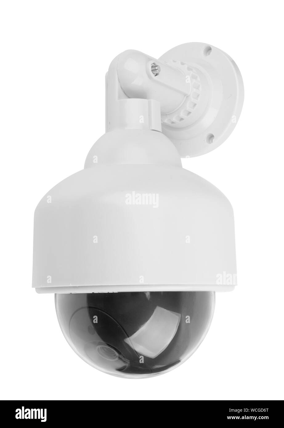 surveillance camera isolated on white background Stock Photo - Alamy