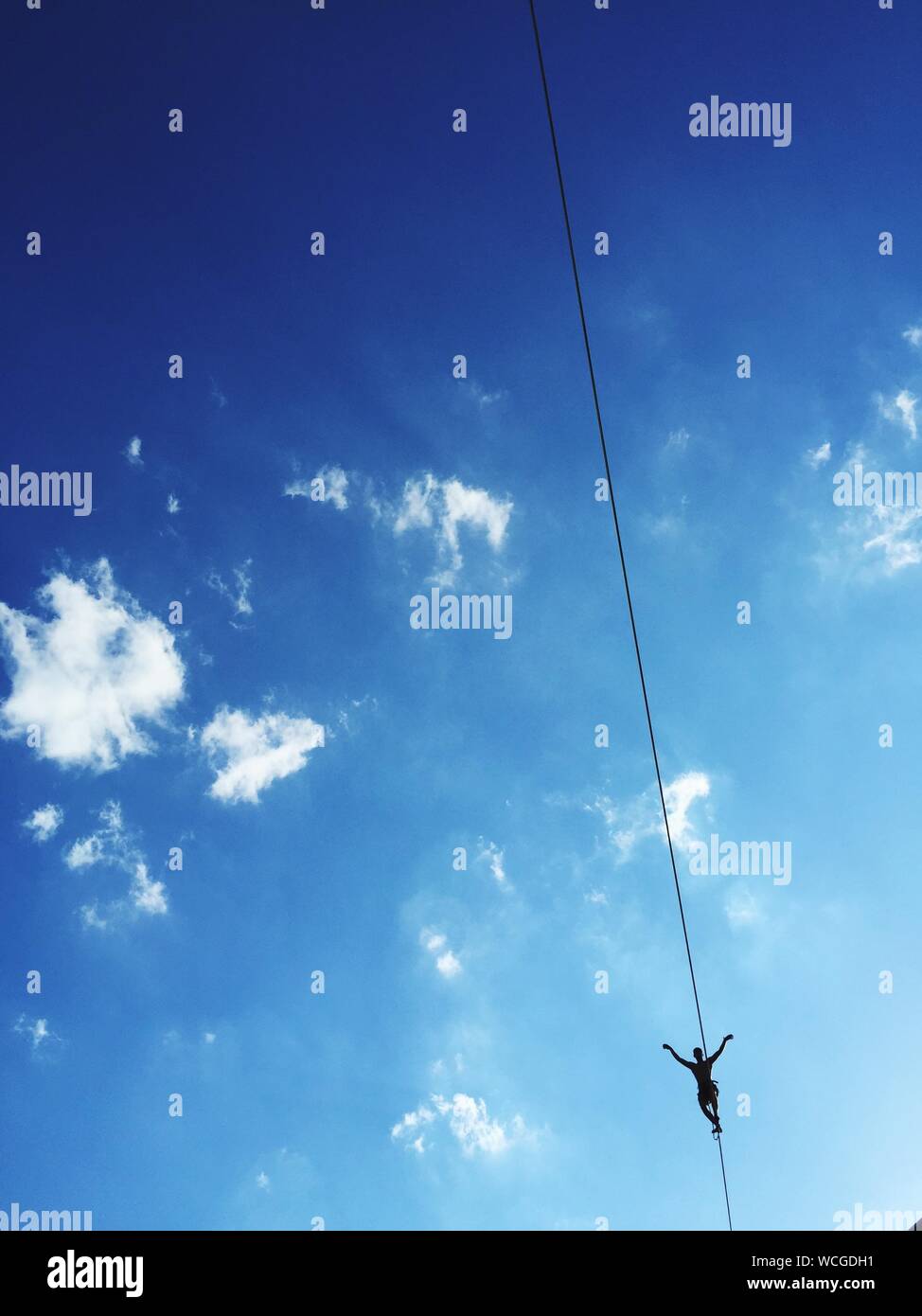 Slackline Silhouette High Resolution Stock Photography and Images - Alamy