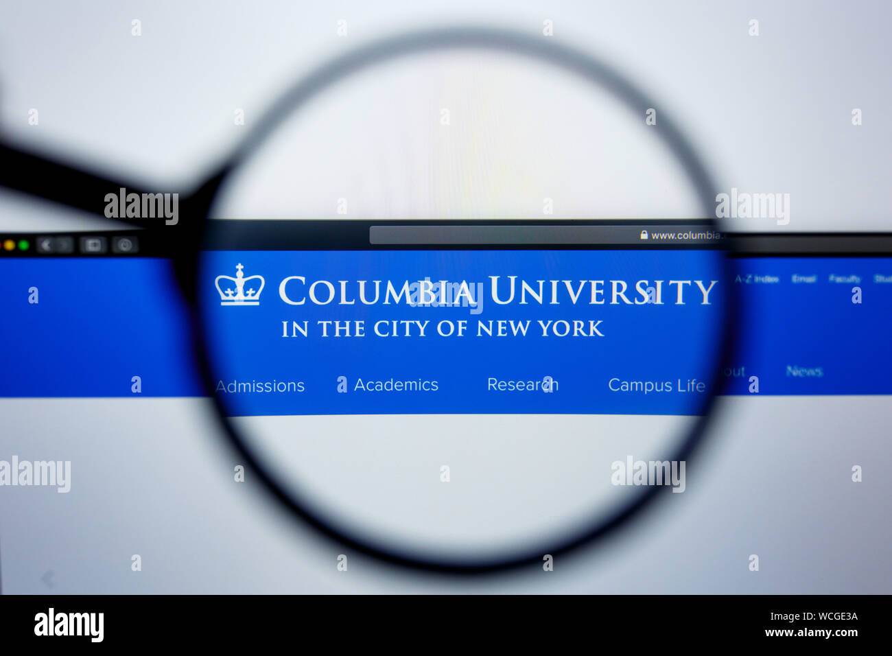 Columbia university logo new york hi-res stock photography and images ...