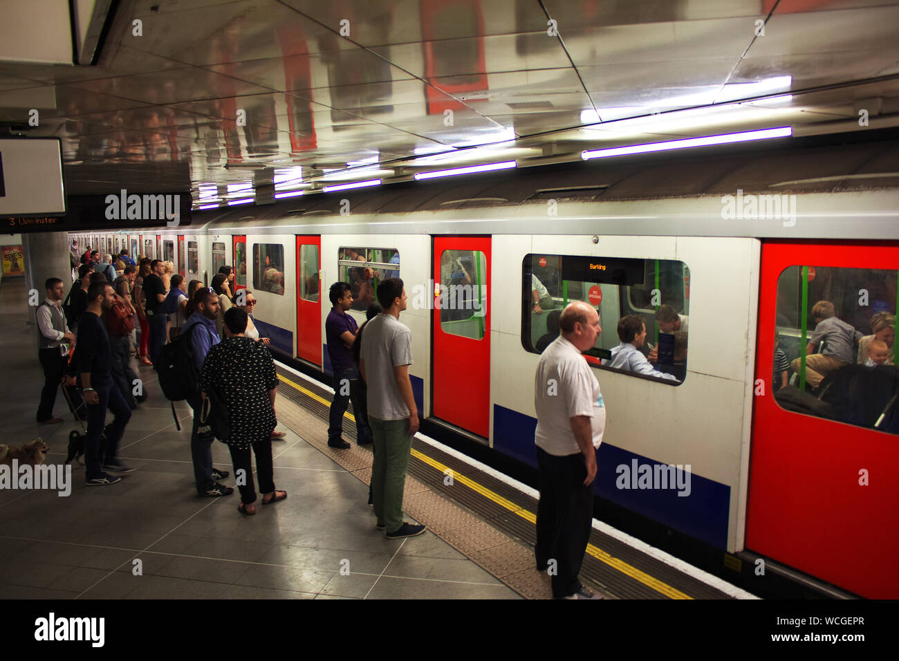Metro in London city, England Stock Photo - Alamy