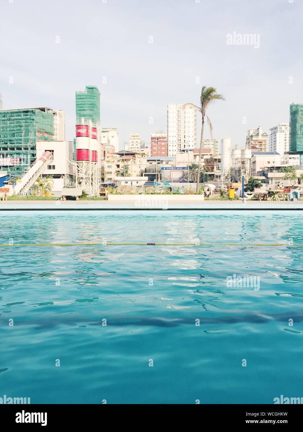 Swimming Pool At Phnom Penh Olympic Stadium In City Stock Photo - Alamy