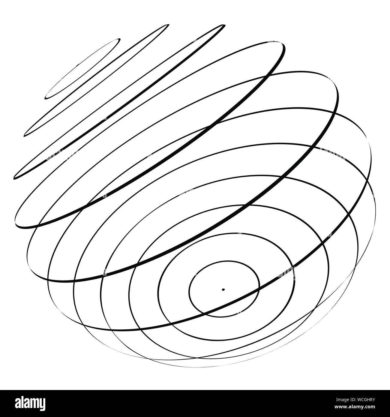 Sphere, 3d circle shape. Abstract ball, globe, orb design. Spherical ...