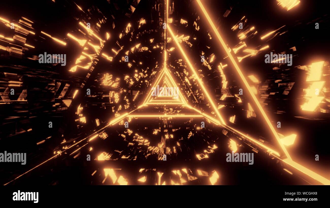 abstract colorful triangle wireframe with abstract background 3d ...