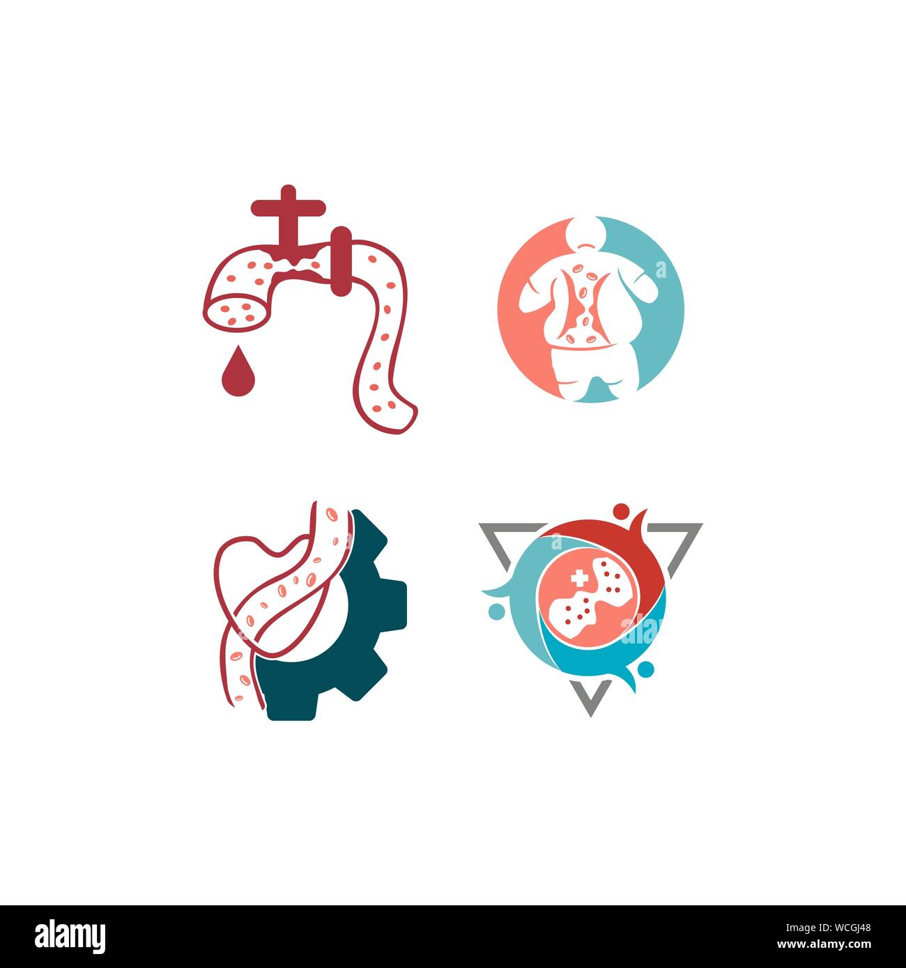 Cholesterol in artery health risk vector design Illustration Stock ...