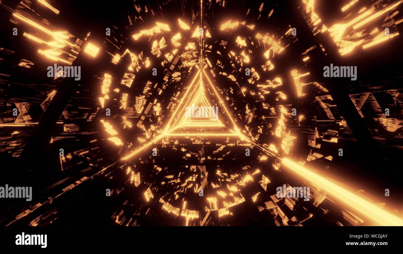 abstract colorful triangle wireframe with abstract background 3d ...