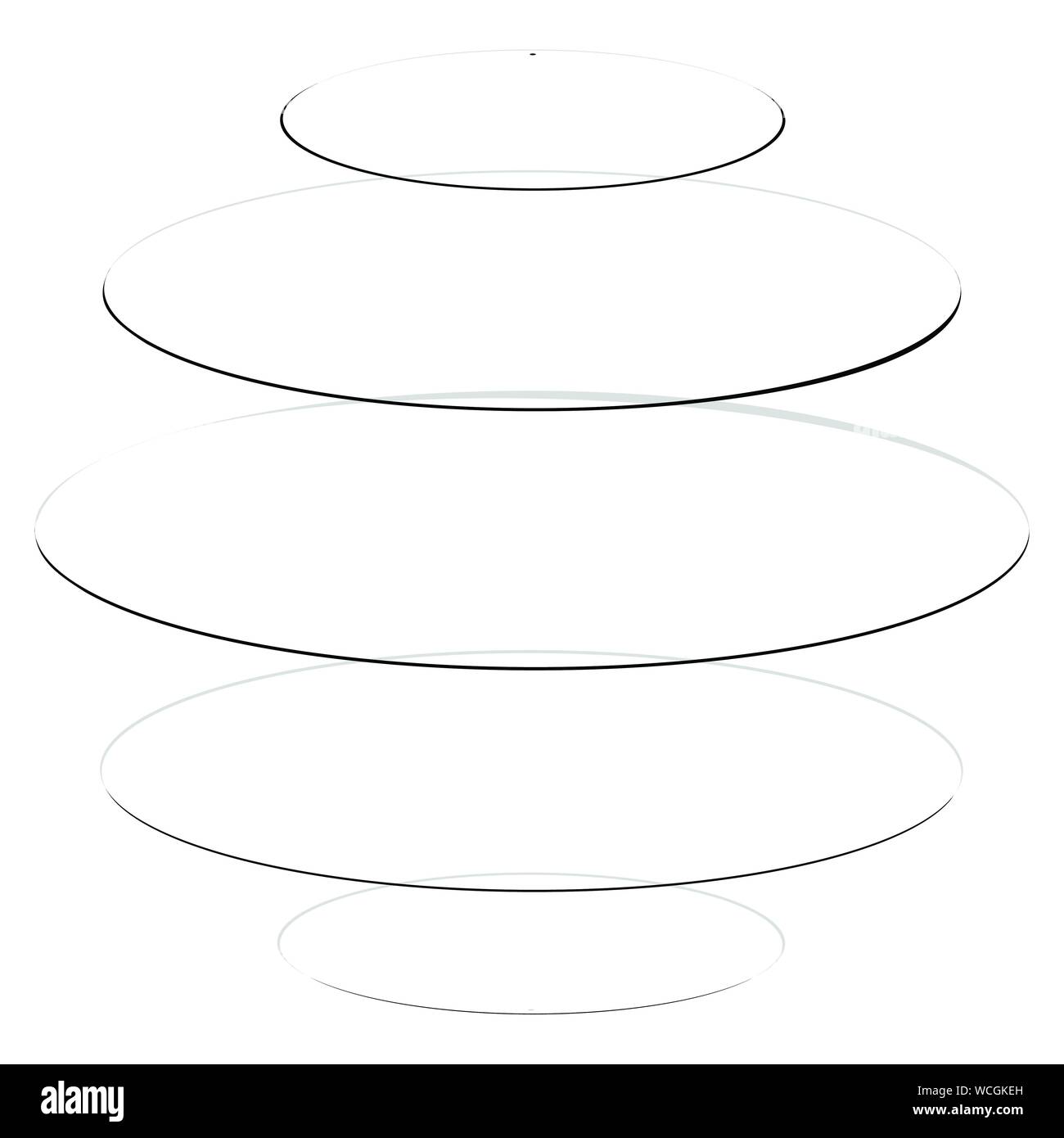 Sphere, 3d circle shape. Abstract ball, globe, orb design. Spherical ...