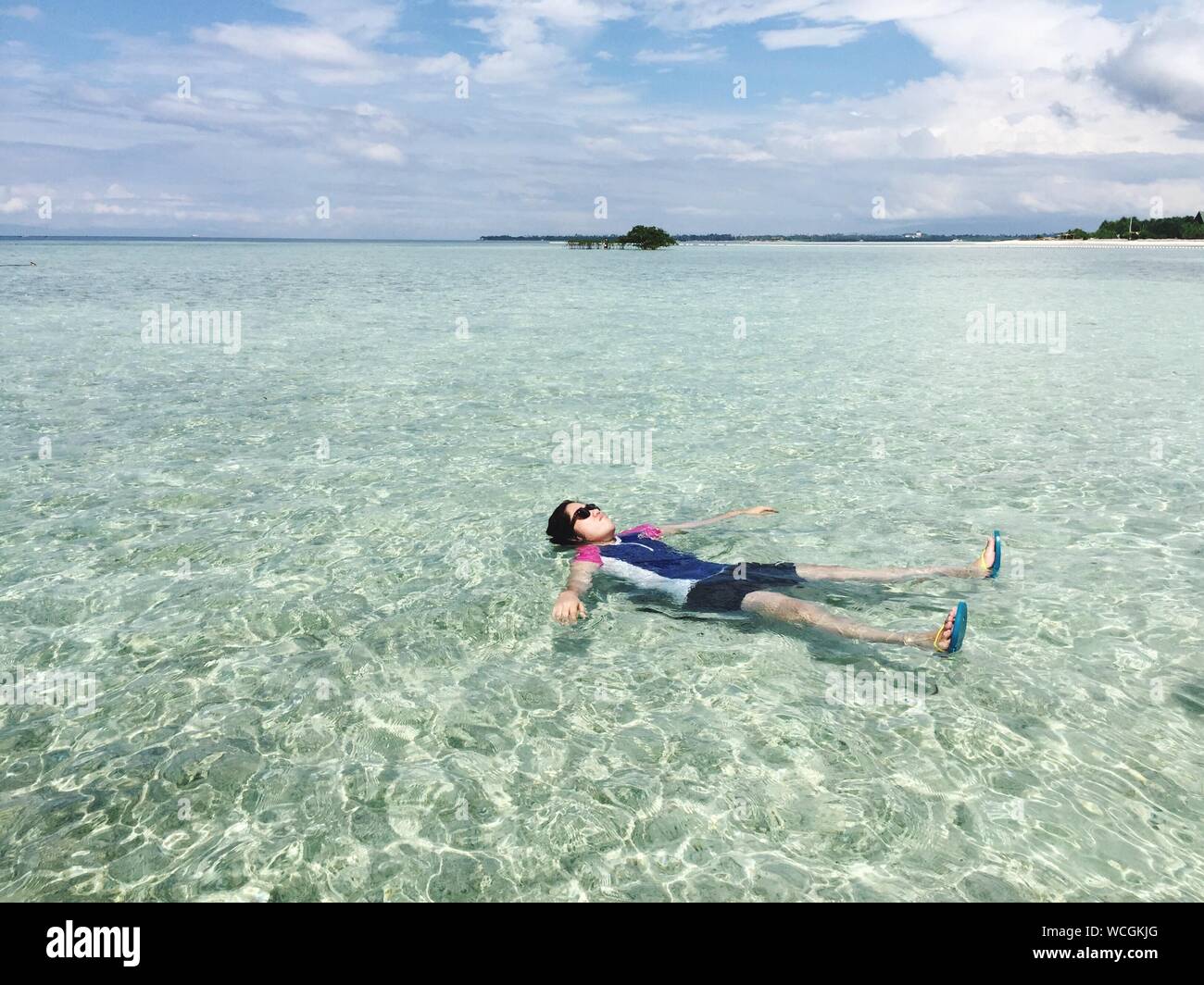 Man Floating Sea High Resolution Stock Photography and Images - Alamy