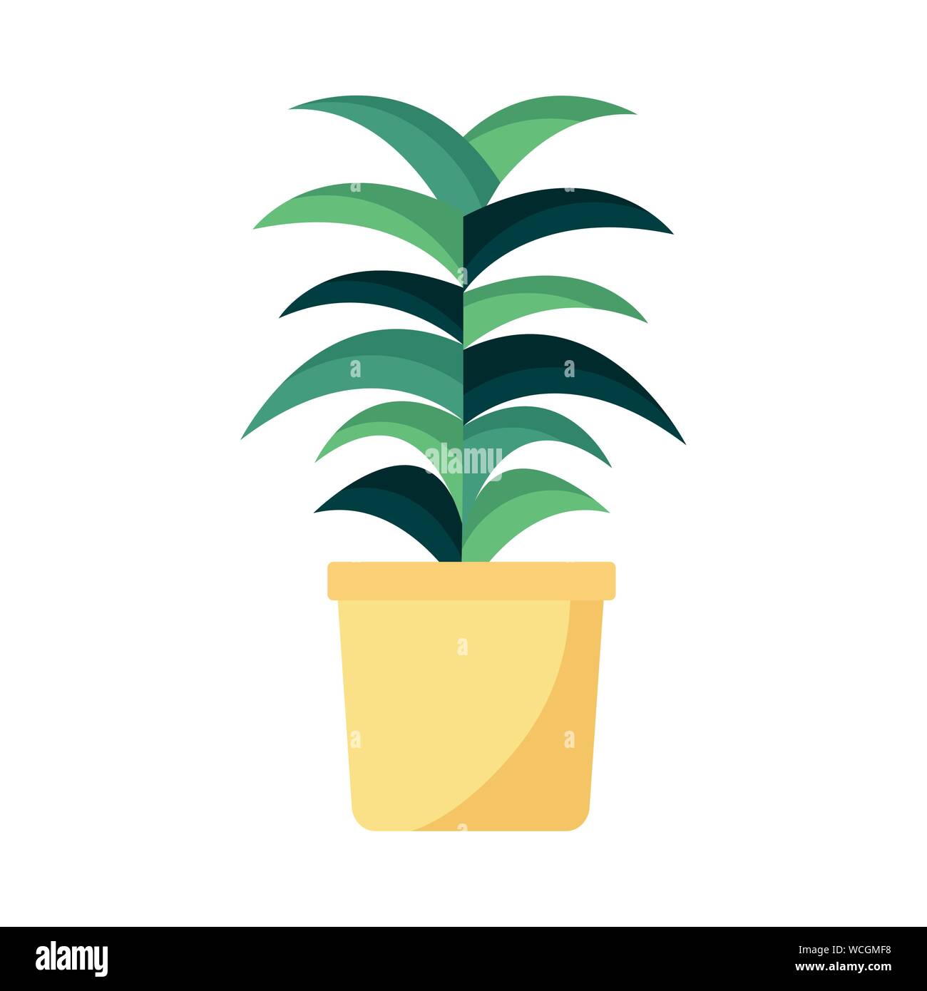 Isolated plant inside pot vector design Stock Vector Image & Art - Alamy